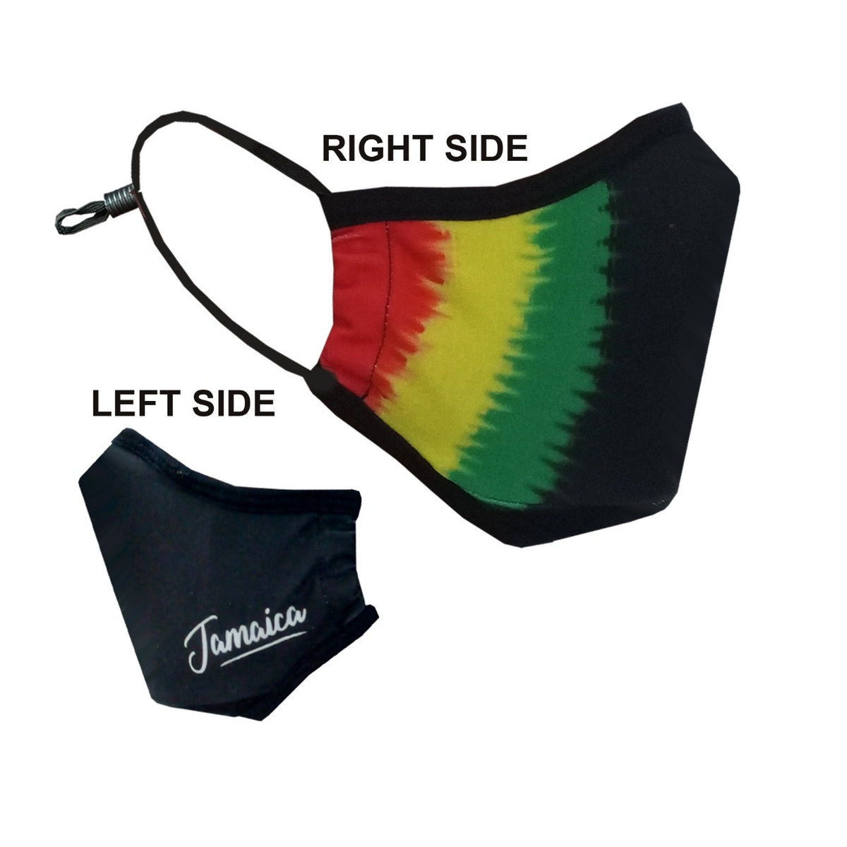 Rasta tyedye face mask – EverythingJamaica