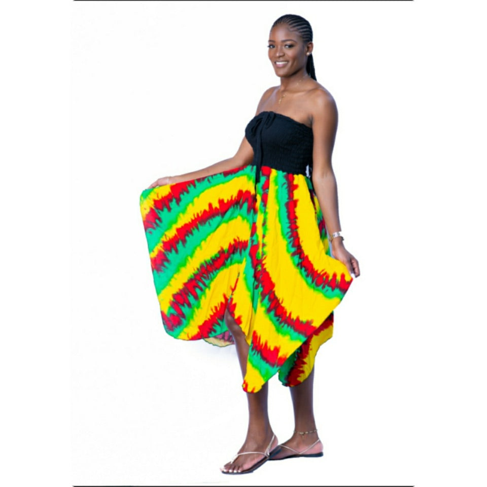 Rasta fishtail dress – EverythingJamaica